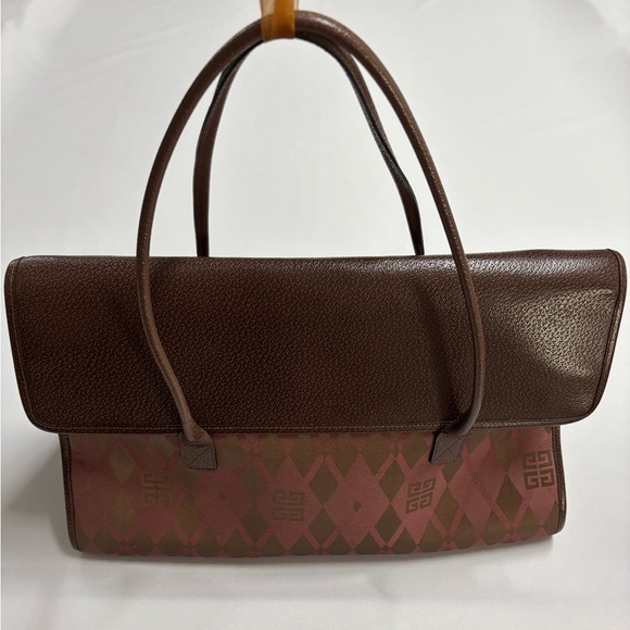 Bags | Givenchy Vintage Monogram Satchel Tote | Poshmark